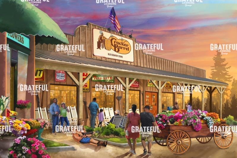 Cracker Barrel - Grateful Art Licensing